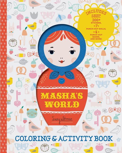 Masha's World: Coloring & Activity Book : (Interactive Kids Books, Arts ...