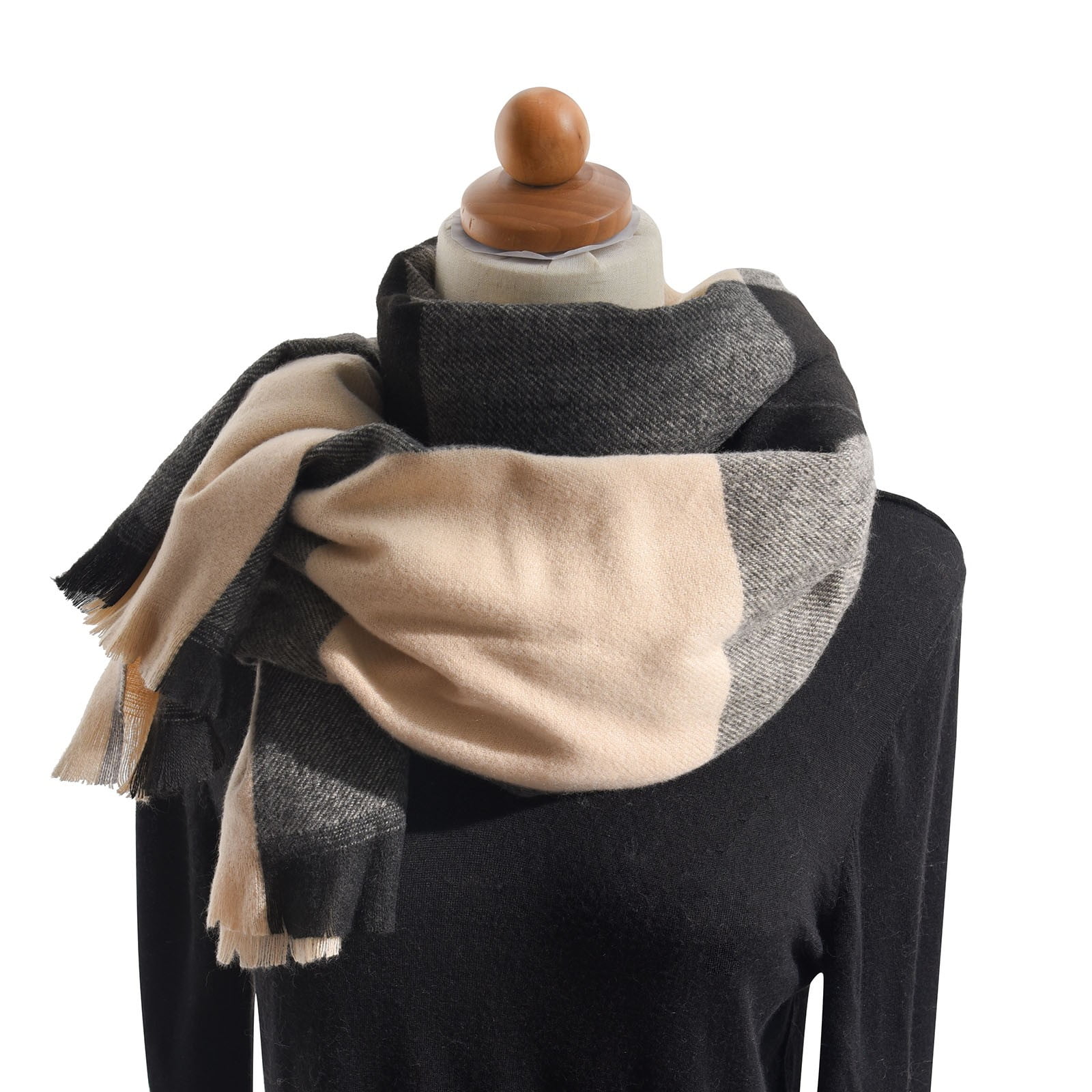 Mashaouyo Shawl Wrap Scarf for Women Women'S Autumn And Winter Colorful ...