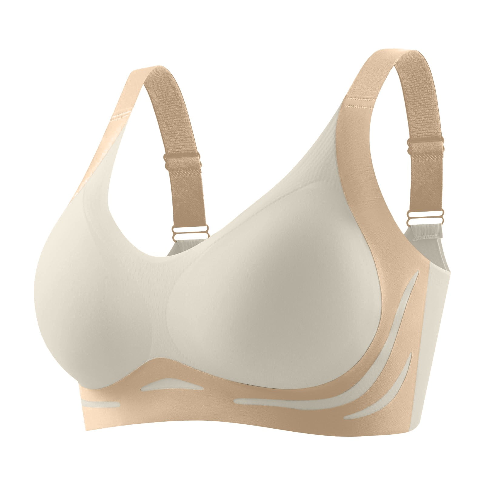 Mashaouyo Up To 50% Off Bras For Women No Underwire Comfort Super ...