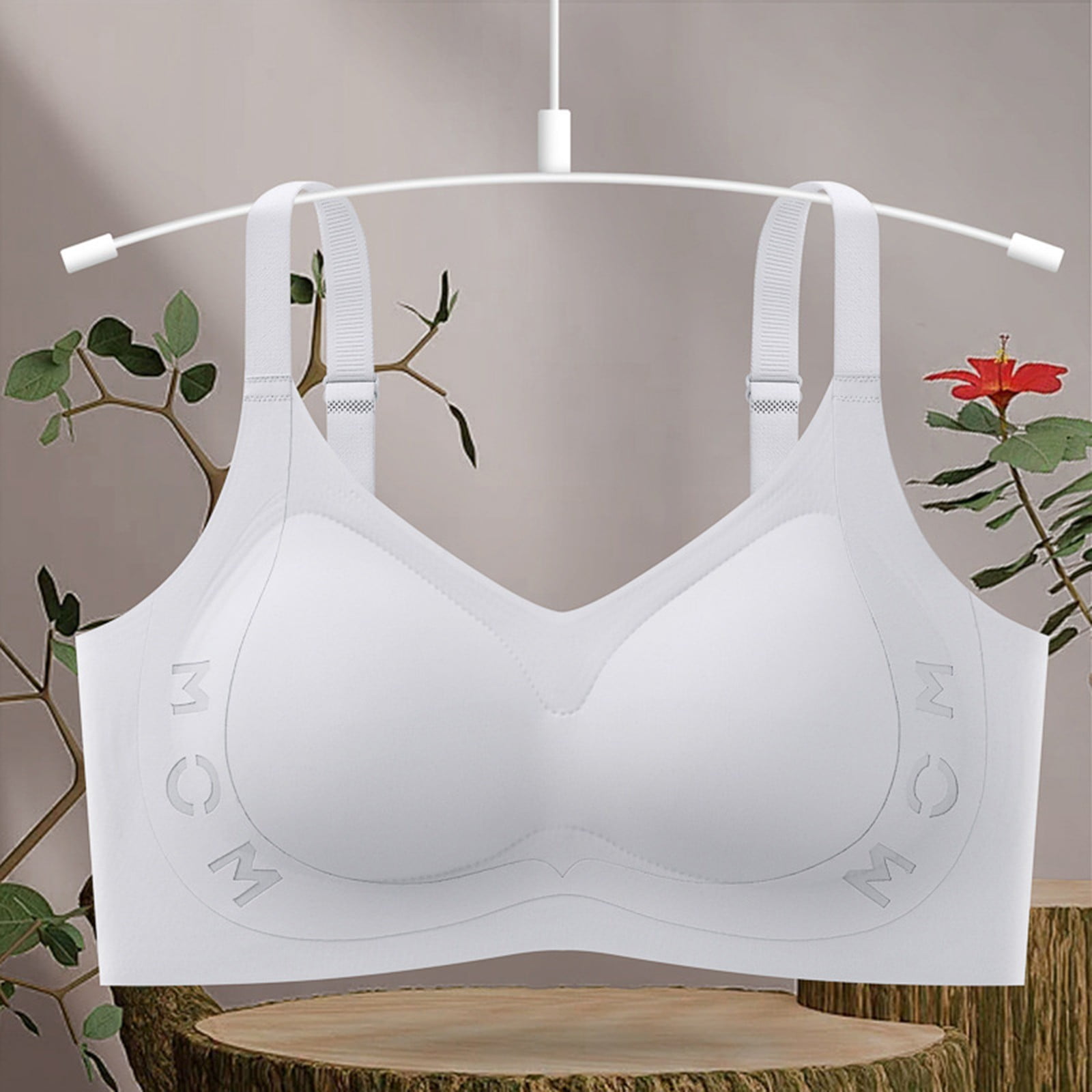 Mashaouyo Up To 50% Off Bras for Older Women Front Closure Bras No ...