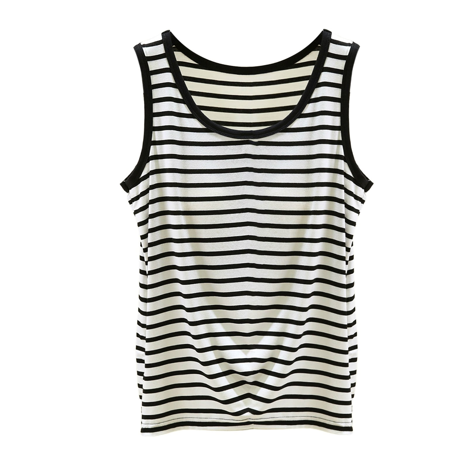 Mashaouyo Women Y2K Sleeveless Striped Spaghetti Strap Crop Tank ...
