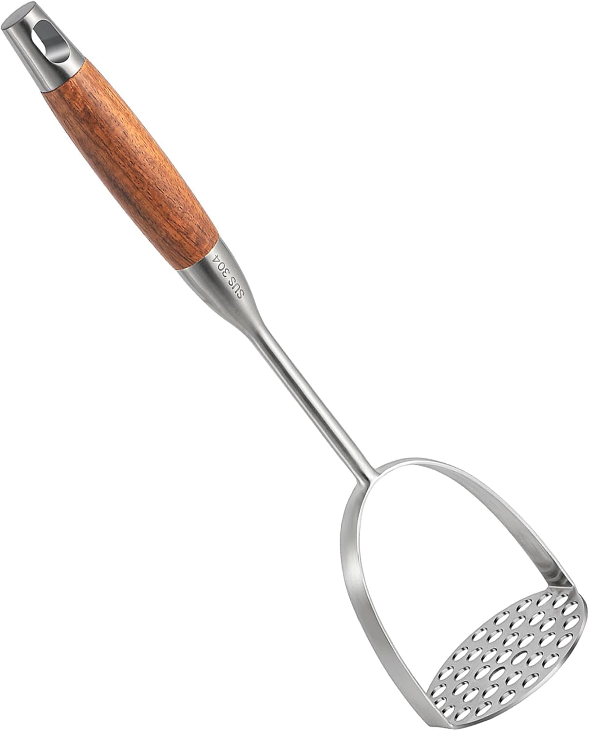 Mashed Potatoe Masher Stainless Steel - Heavy Duty Potato Masher ...