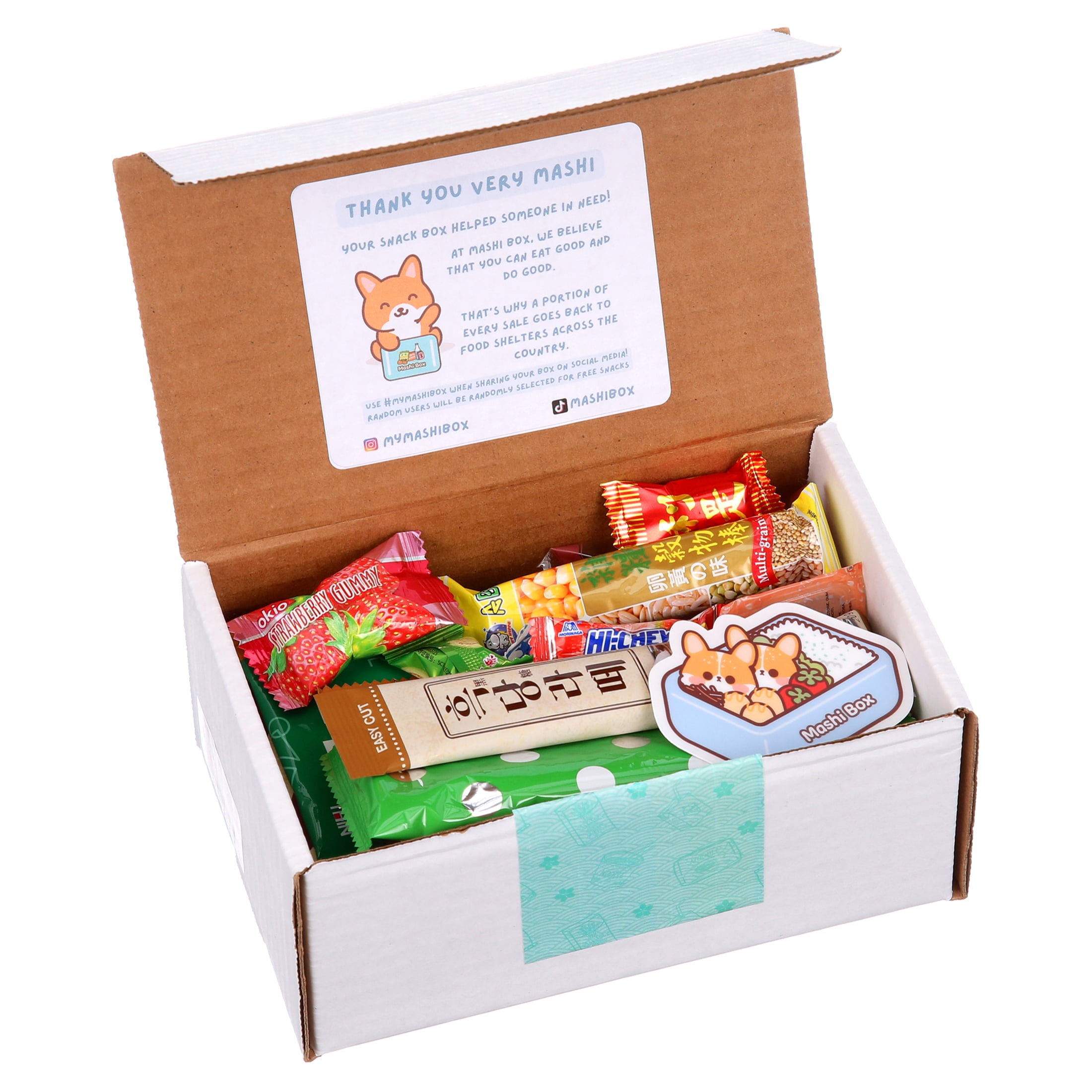 Mashi Box Mini Asian Mystery Snack Box, Chinese Food, Dessert (18 ...