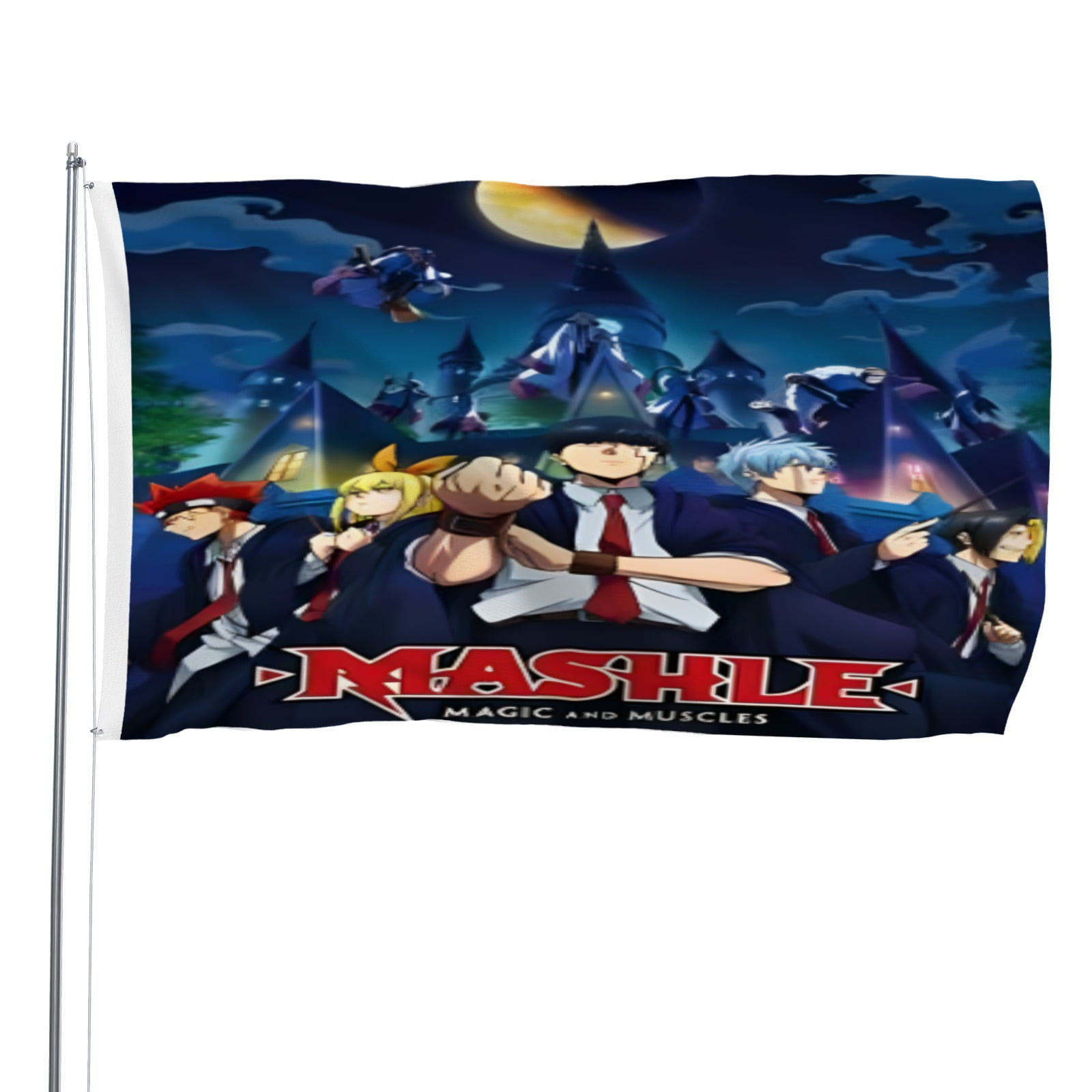 Mashle Magic and Muscles flag perfect for outdoor decoration, can be ...