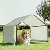 PawHut Portable Dog Tent for Shade Protection for Outdoor, Brown ...