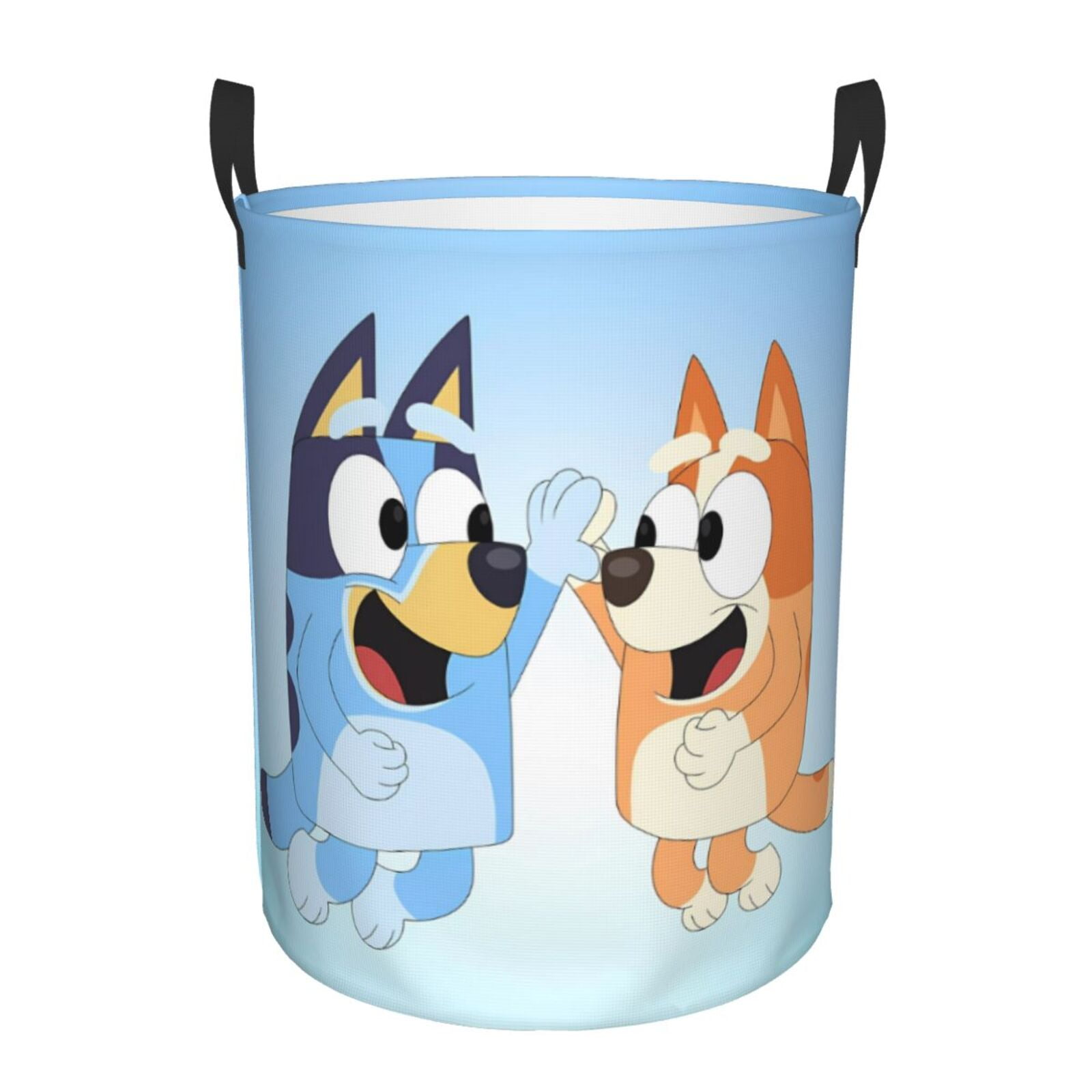 Masiiu Bluey Print Circular Hamper with Handles, Large Capacity Storage ...