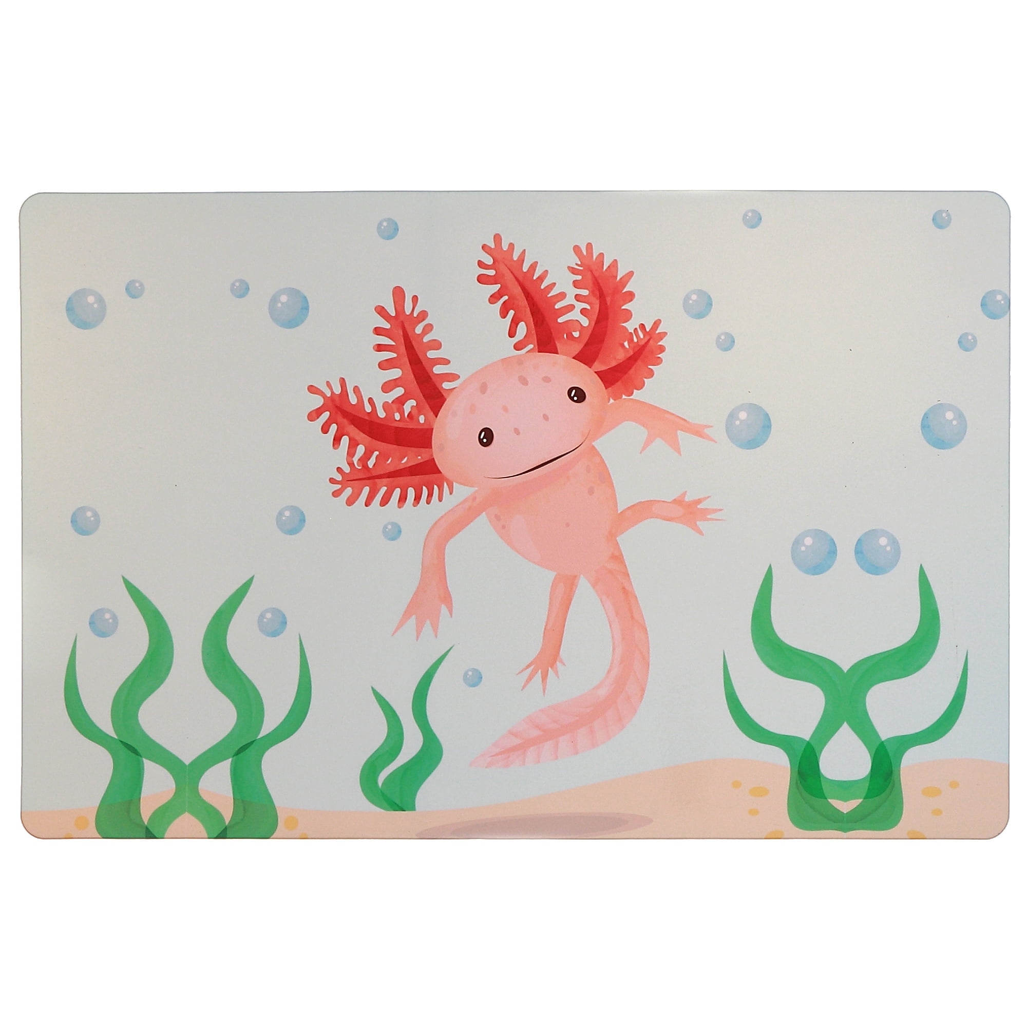 Masion Concepts Plastic Placemat Axolotl - Set of 12 ,Multi,Plastic, 17 ...