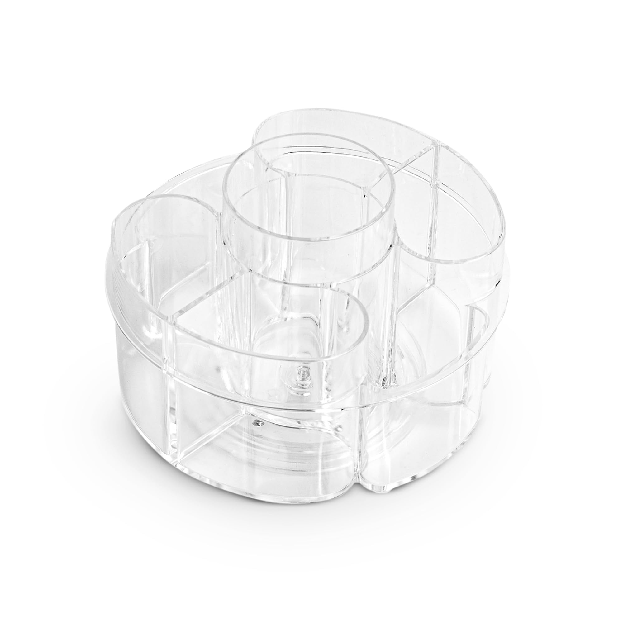 Masirs Small Rotating Makeup Organizer - A Mini Yet Spacious Cosmetic ...