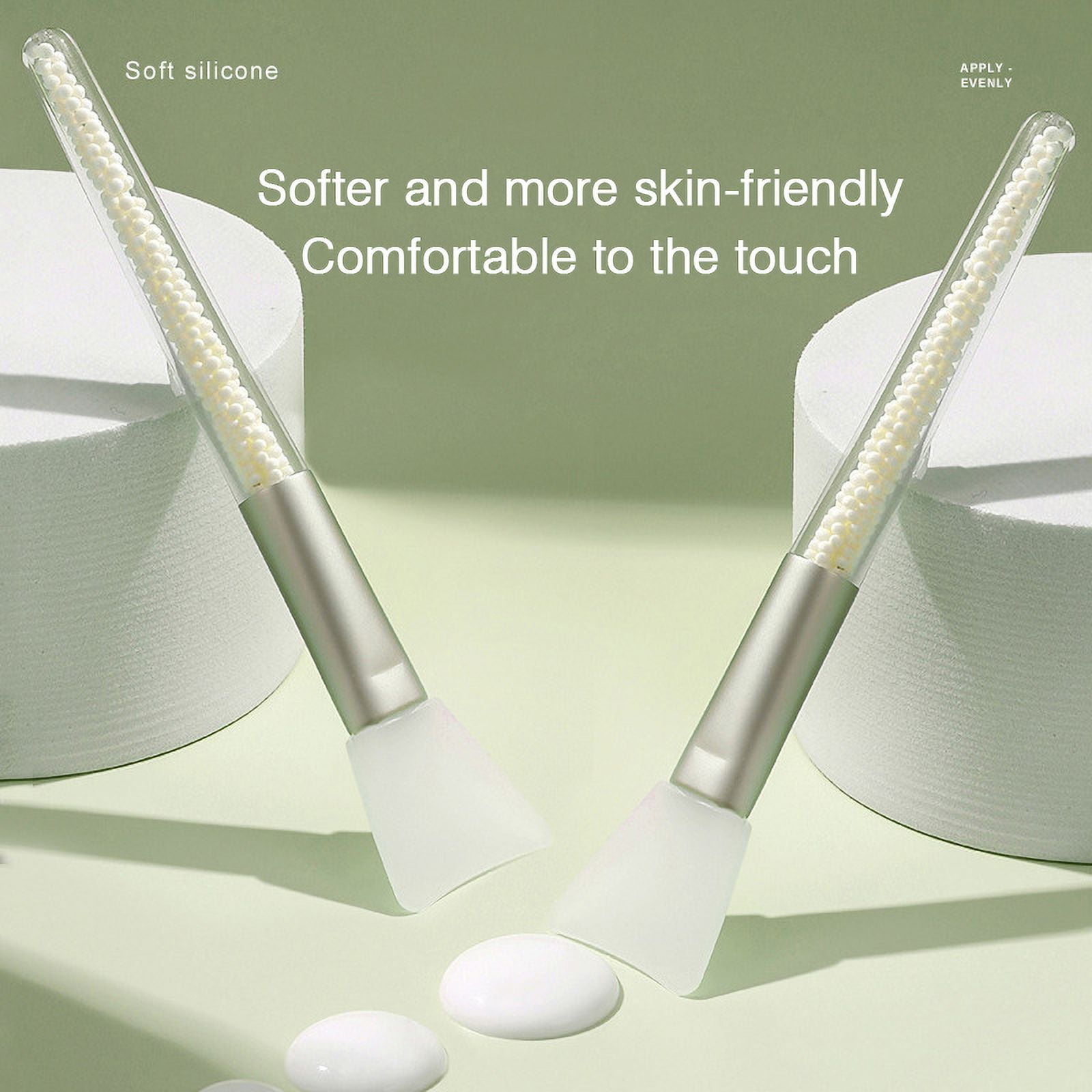 Mask Brush Silicone Head Super Soft Applicator Mask BrushSpa Mud Mask ...