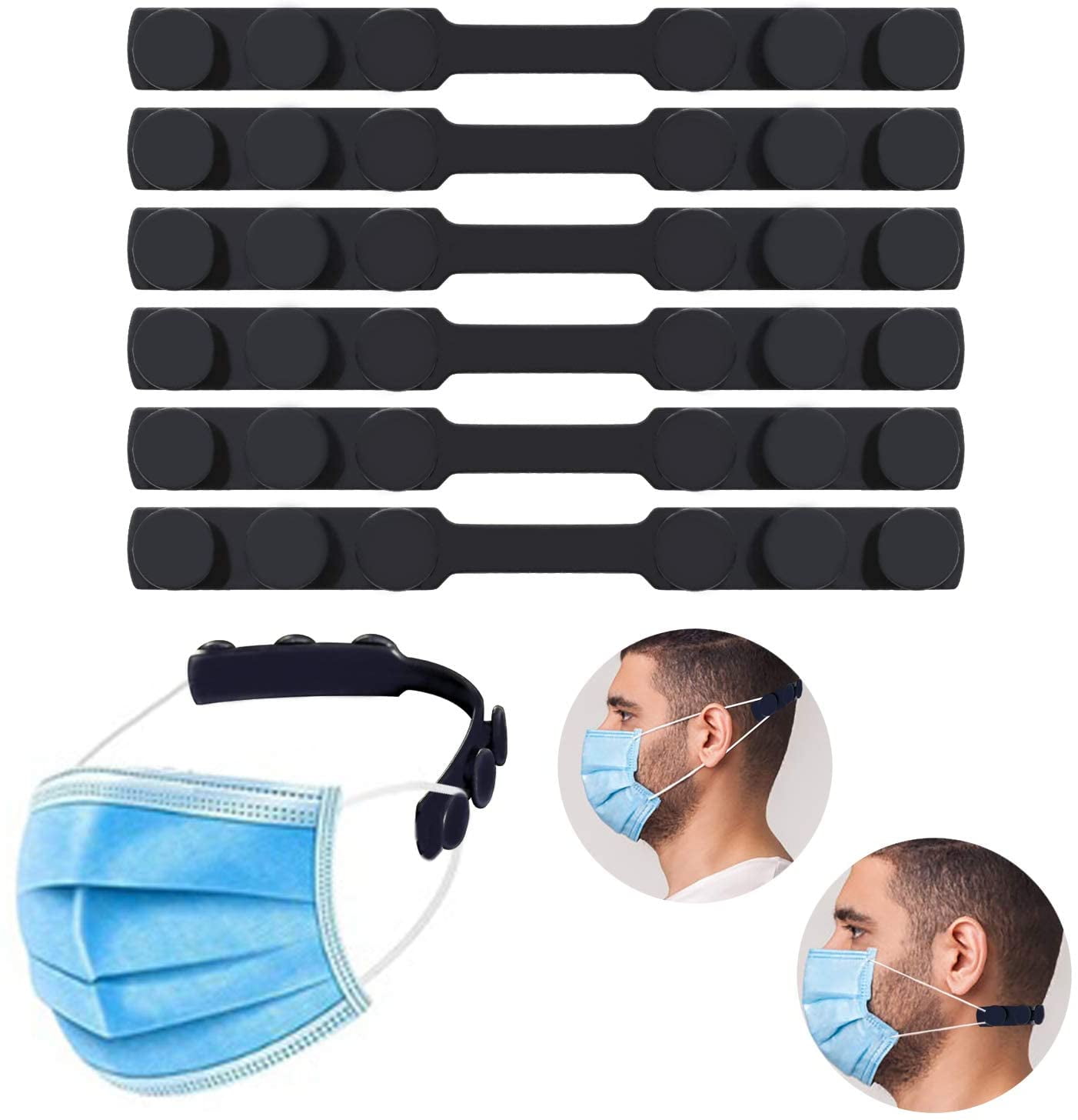 Mask Extender， Silicone Extending Hook Belt Ear Strap Hook Mask Hook ...