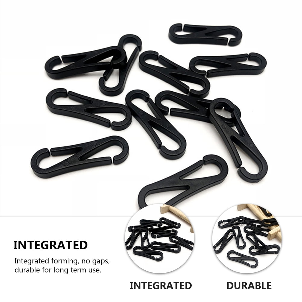 Mask Hanging Hooks 100pcs DIY Plastic Hook Hook Mask Rope Buckles Mask ...