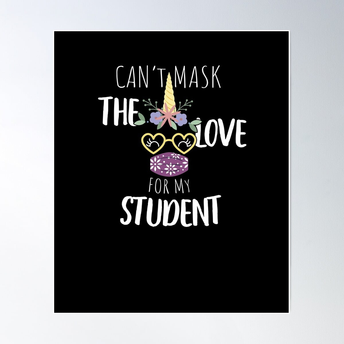 Can'T Mask My Love For My Students - Back To School Teacher Gift 2020 ...