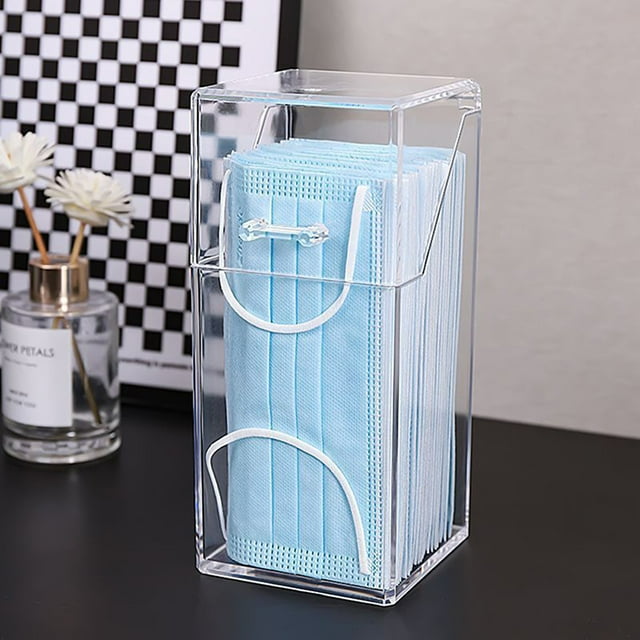 Mask Storage Box Wet Tissue Box Baby Wipe Dispenser Holder Dust-proof ...