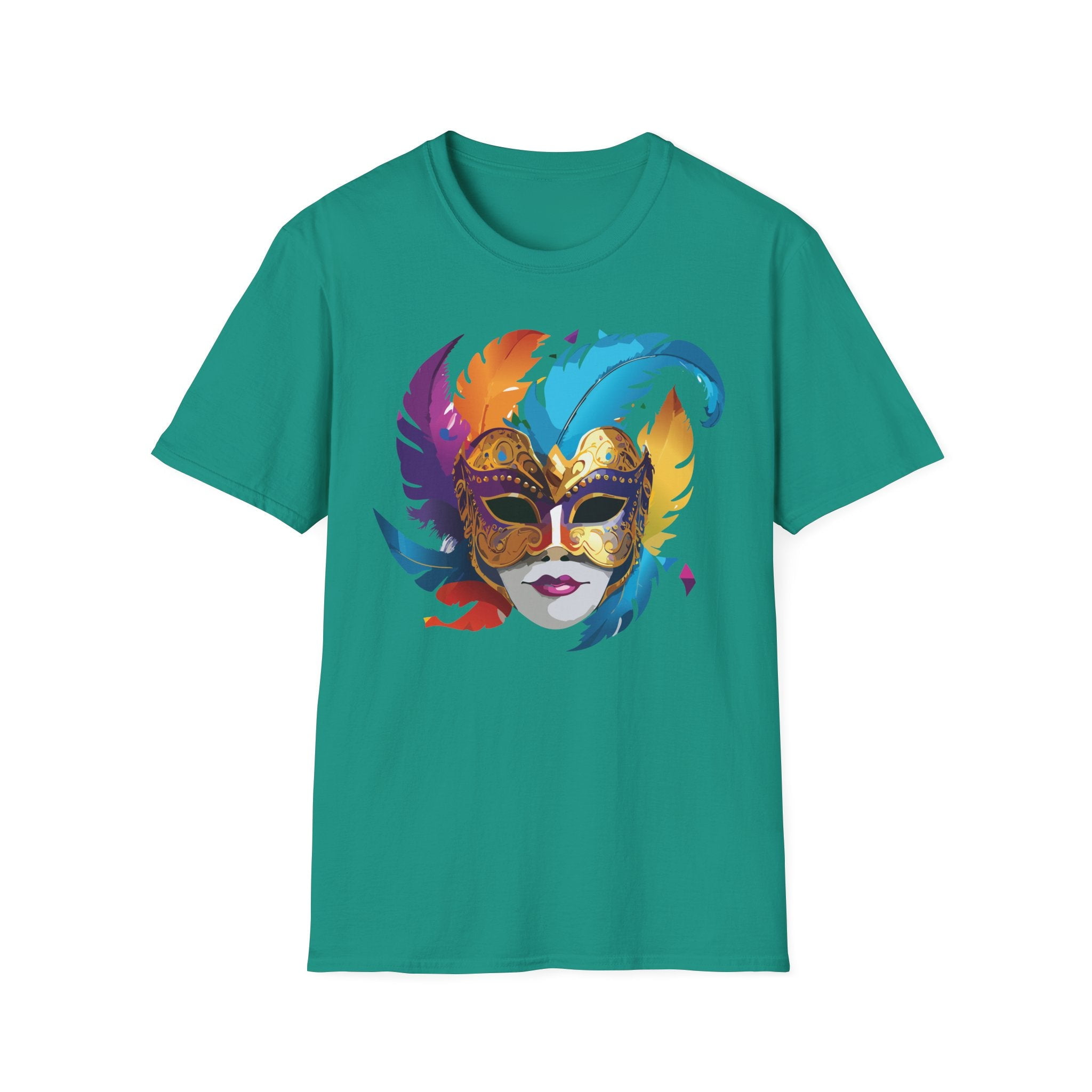 Mask Tee Shirt, Mask Shirt, Shirt with Mask, Masquerade Tees - Walmart.com