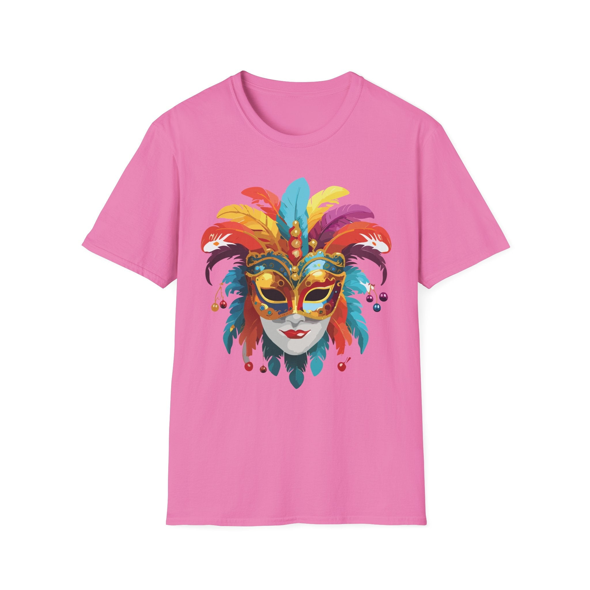 Mask Tee Shirt, Mask Shirt, Shirt with Mask, Masquerade Tees - Walmart.com