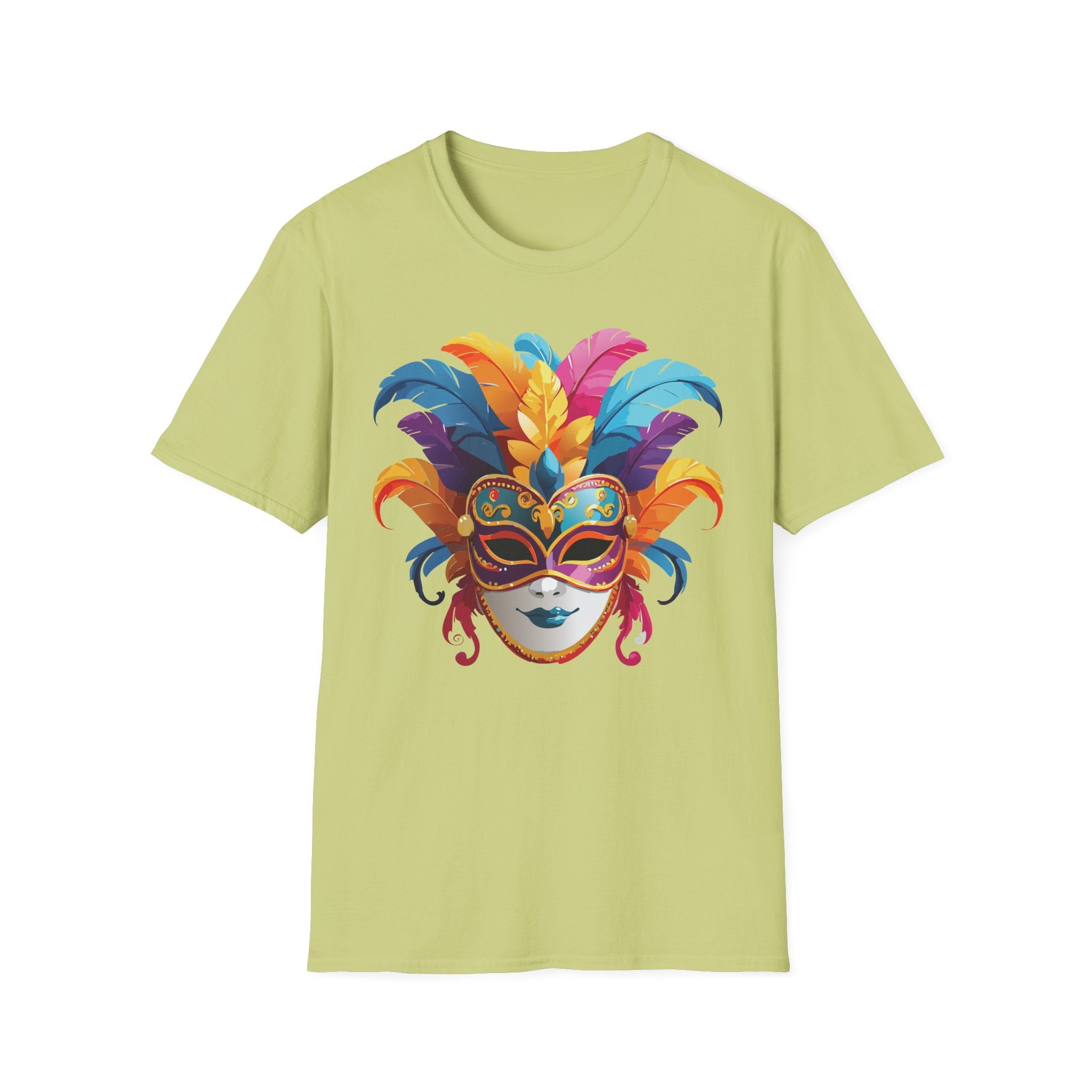 Mask Tee Shirt, Mask Shirt, Shirt with Mask, Masquerade Tees - Walmart.com