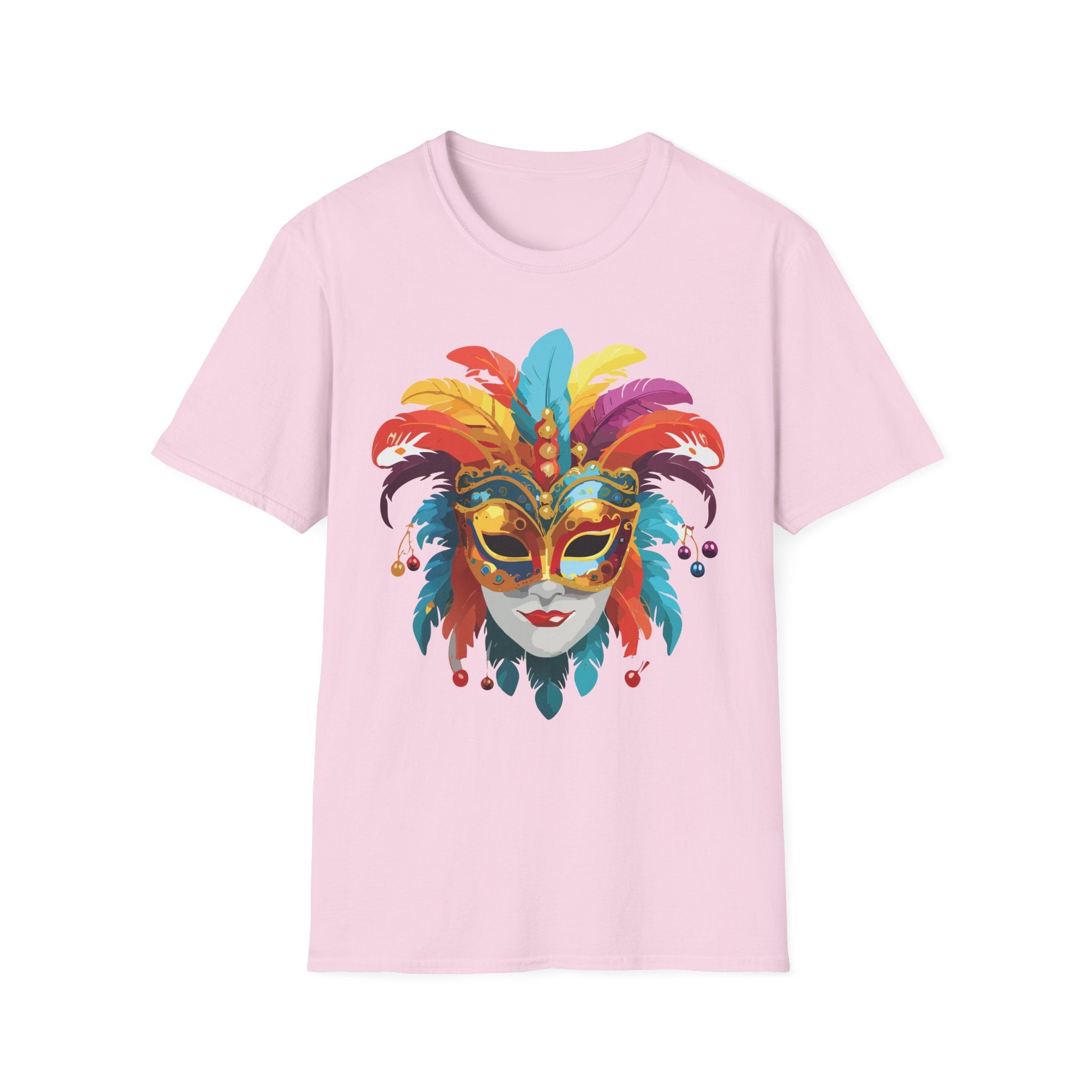 Mask Tee Shirt, Mask Shirt, Shirt with Mask, Masquerade Tees - Walmart.com