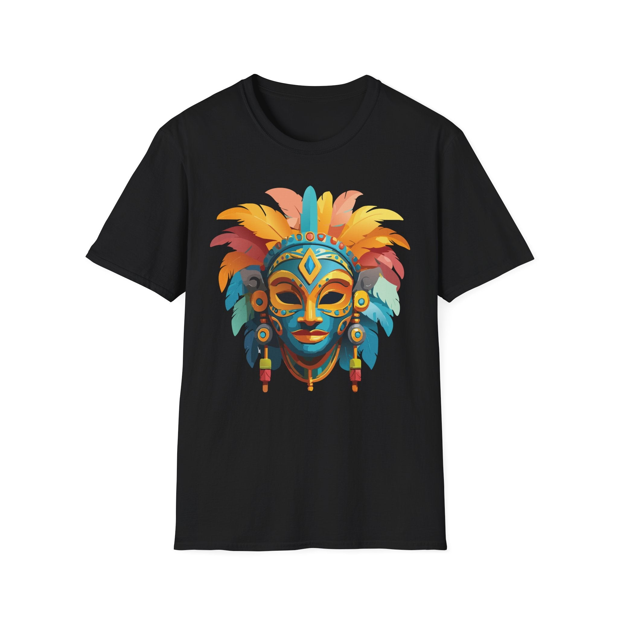 Mask Tee Shirt, Mask Shirt, Shirt with Mask, Masquerade Tees - Walmart.com