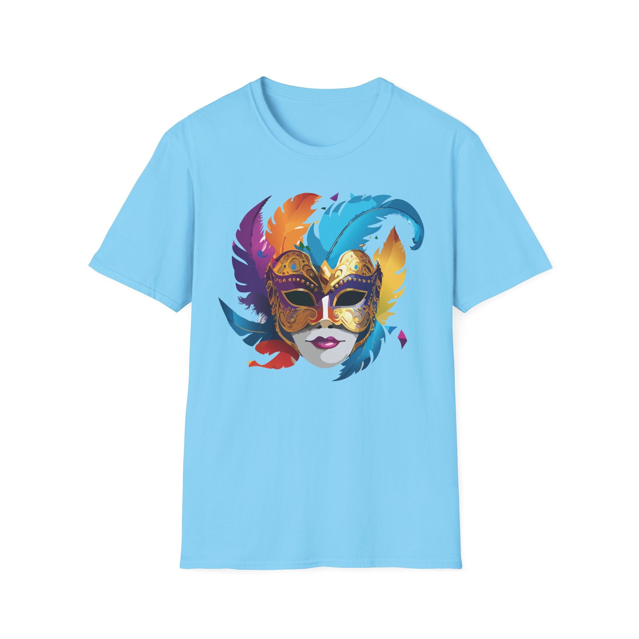 Mask Tee Shirt, Mask Shirt, Shirt with Mask, Masquerade Tees - Walmart.com