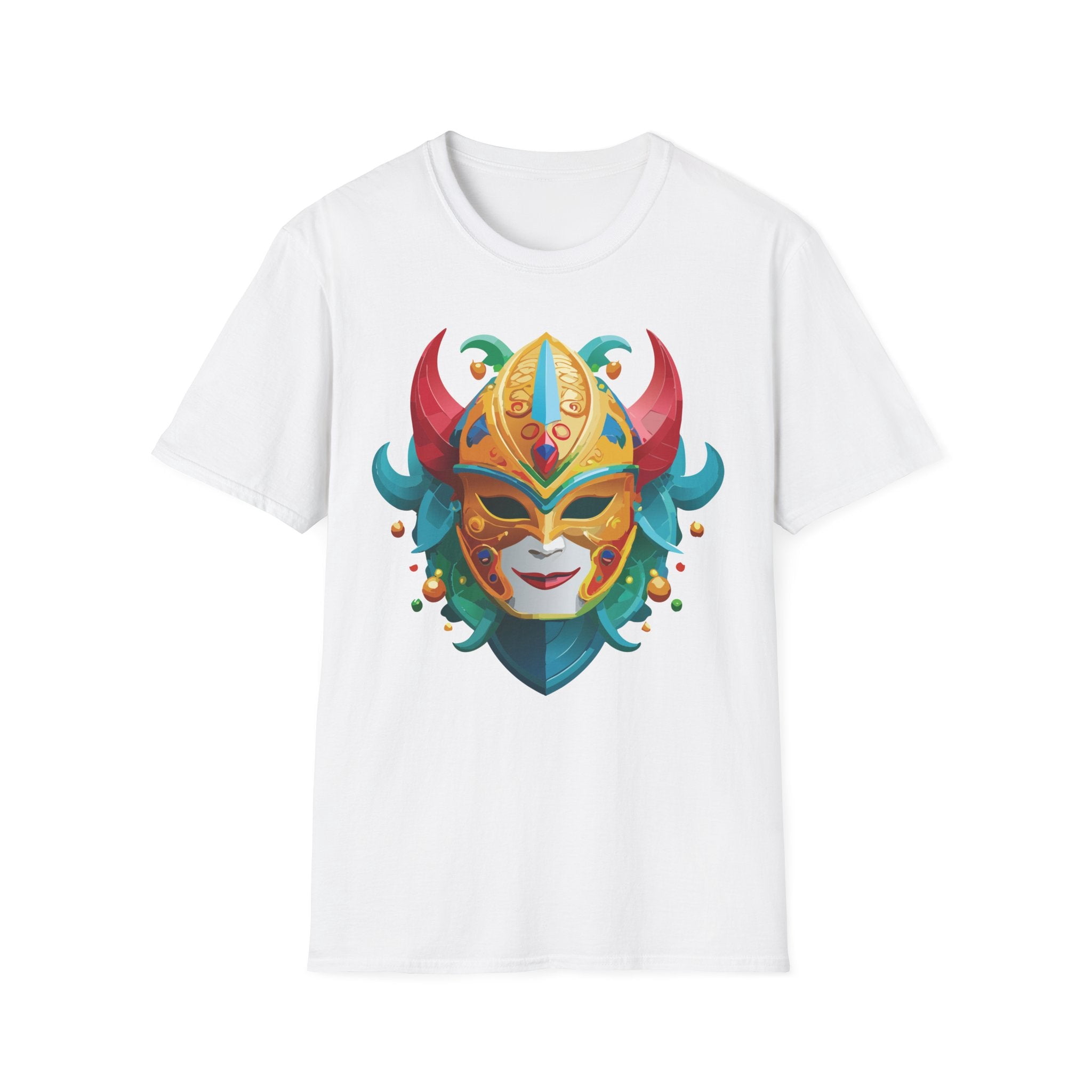 Mask Tee Shirt, Mask Shirt, Shirt with Mask, Masquerade Tees - Walmart.com