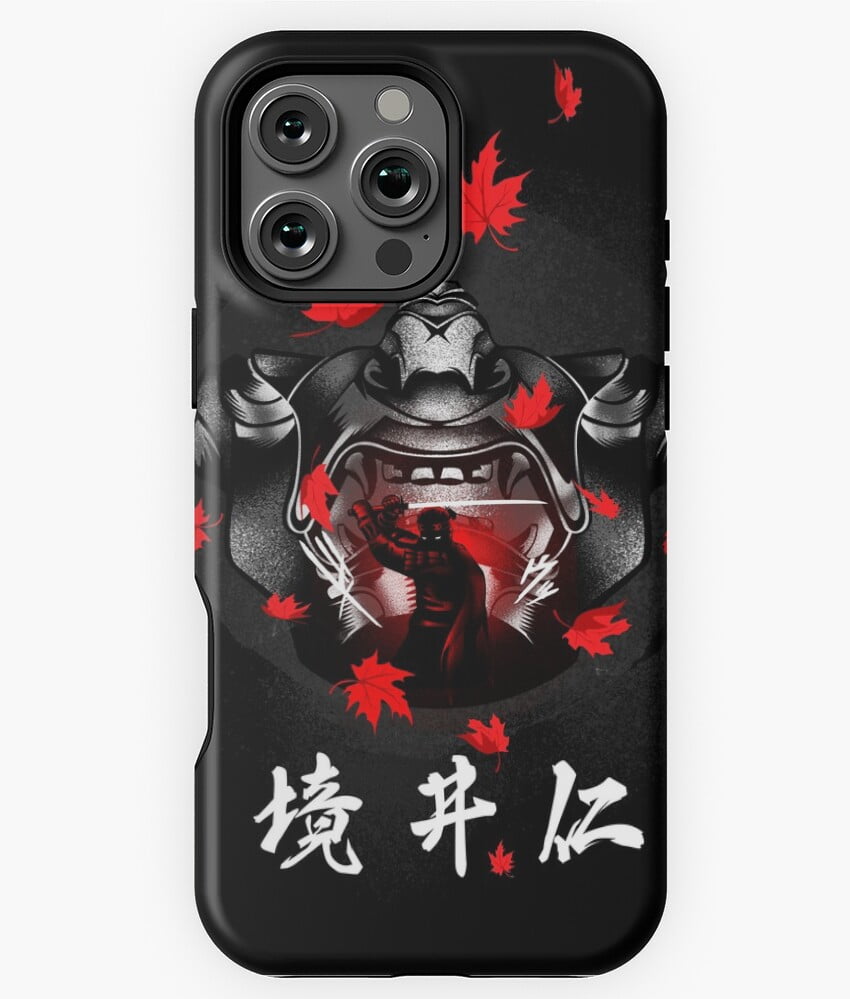 Mask of Ghost Japanese Oni Demon Art Phone Case for iPhone 16 15 14 13 ...