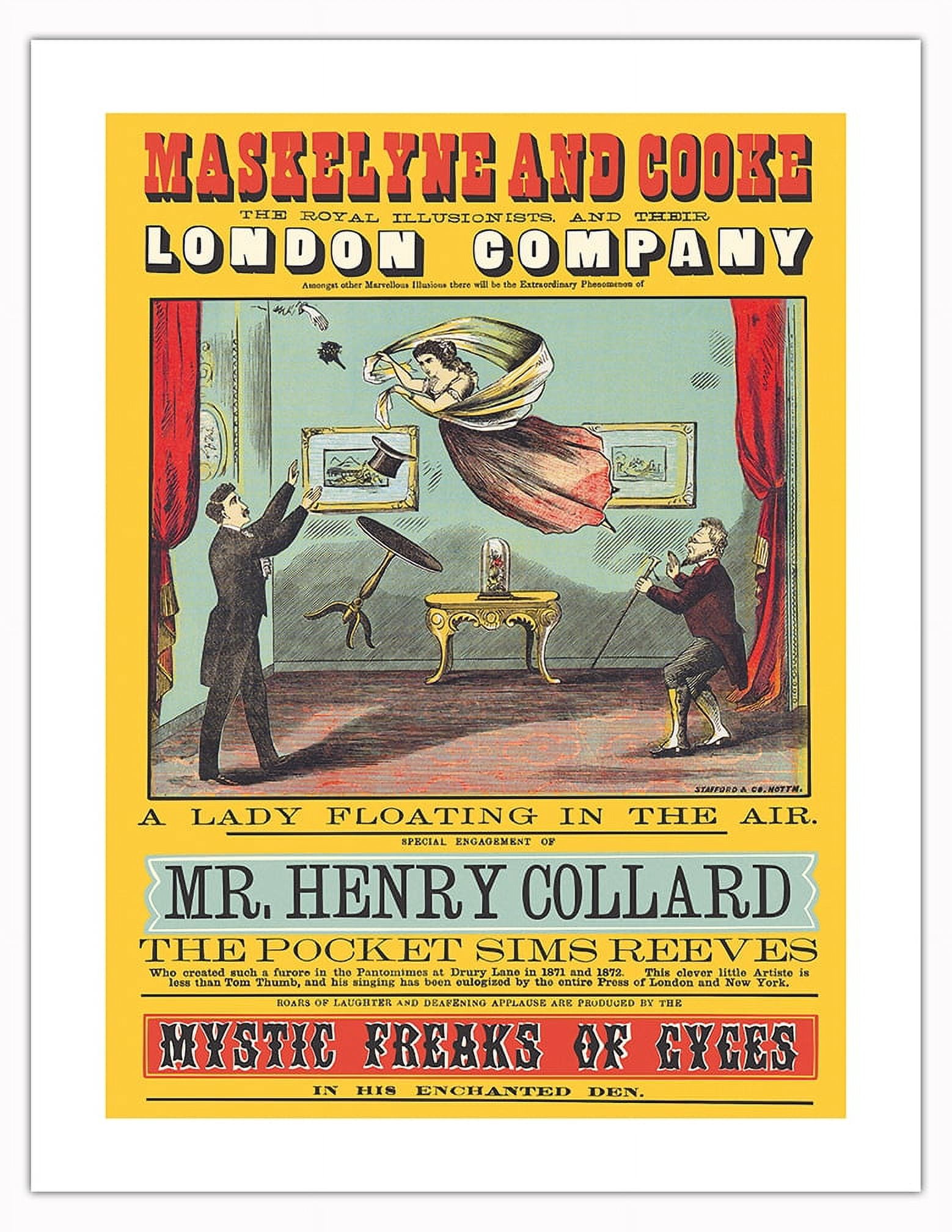 Maskelyne and Cooke - A Lady Floating in the Air Illusion - at the ...