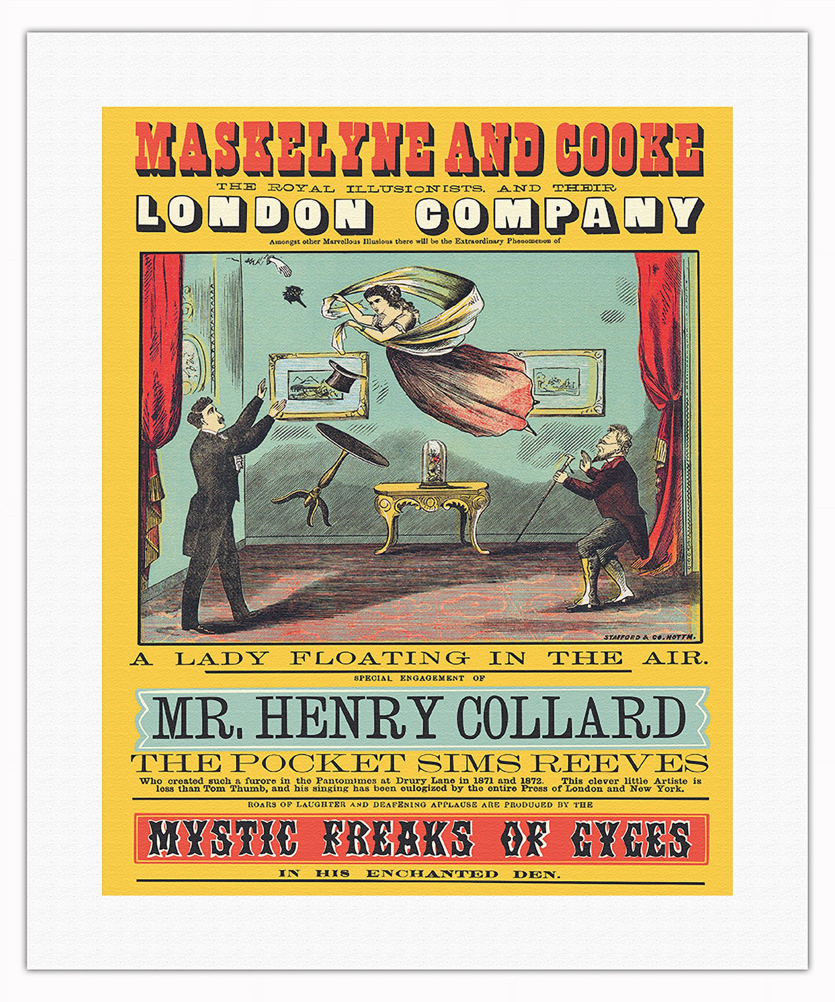 Maskelyne and Cooke - A Lady Floating in the Air Illusion - at the ...