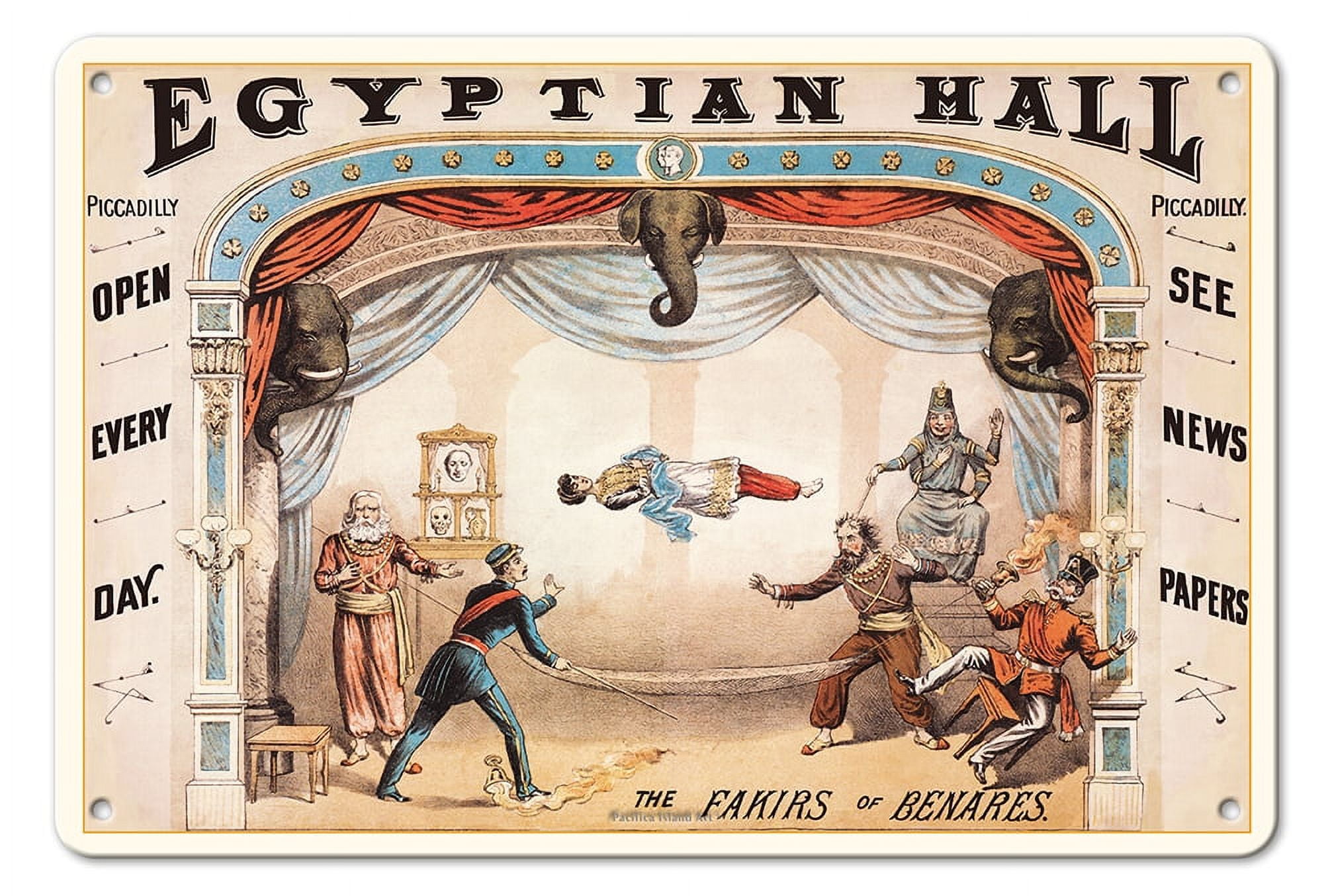 Maskelyne and Cooke - The Fakirs of Benares - at the Egyptian Hall ...