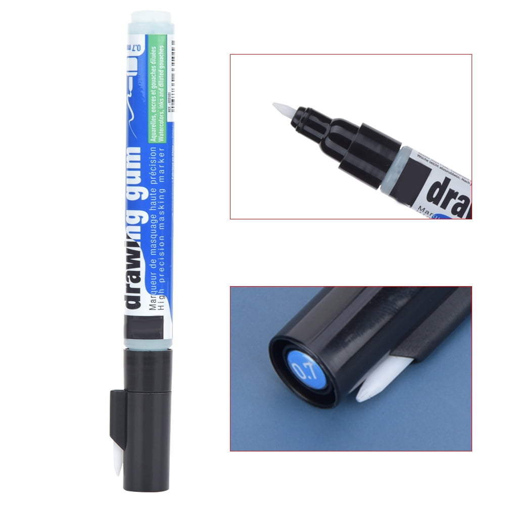 Masking Fluid Marker Pen, Art Supplies Drawing Gum Marker Pen ...