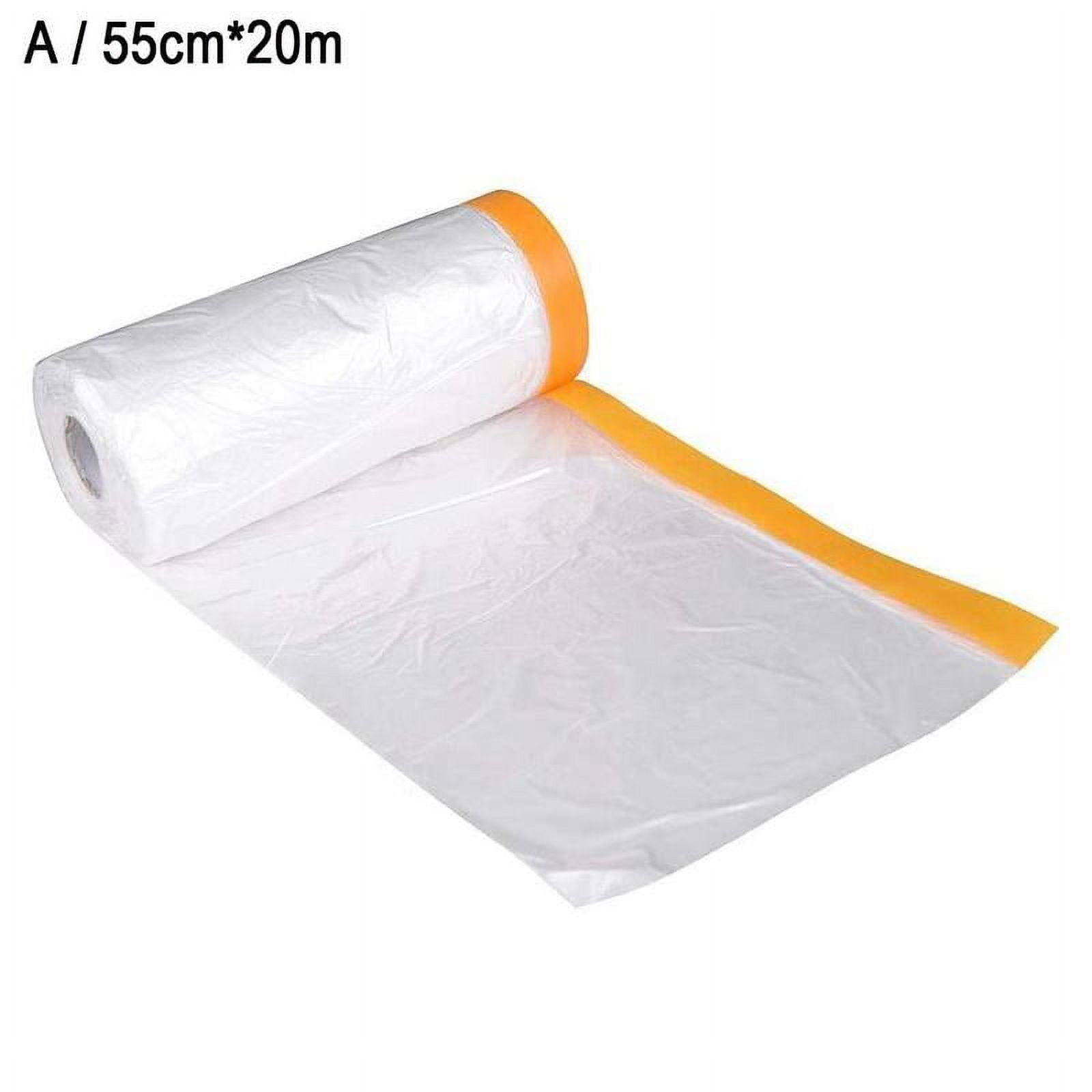 Masking Plastic Car Clear Paint Plastic Protective Roll Cover Sheet Masking C9S8 - Walmart.com