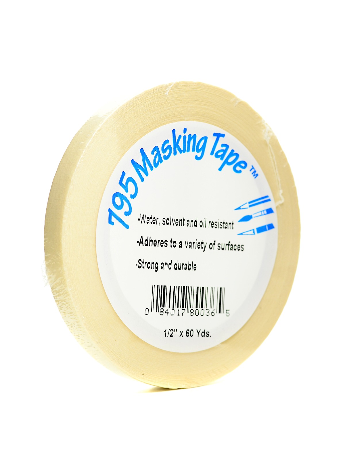 Masking Tape 1/2 in. x 60 yd. (pack of 12) - Walmart.com