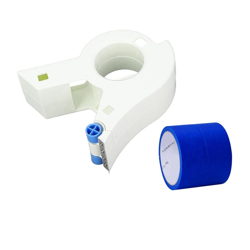 Masking Tape Dispenser, Easy to Grip Rounded Handles, Serrated Cutting ...