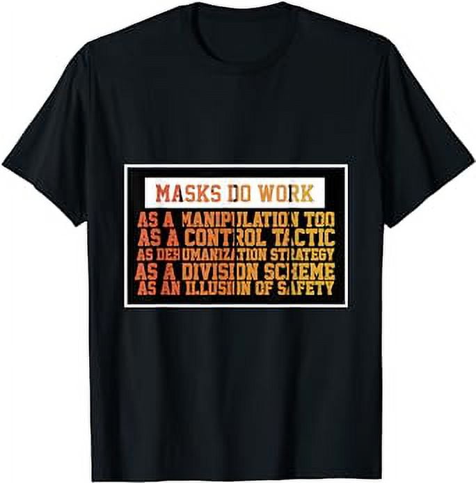Masks do work as a manipulation tool as a control tactic T-Shirt ...
