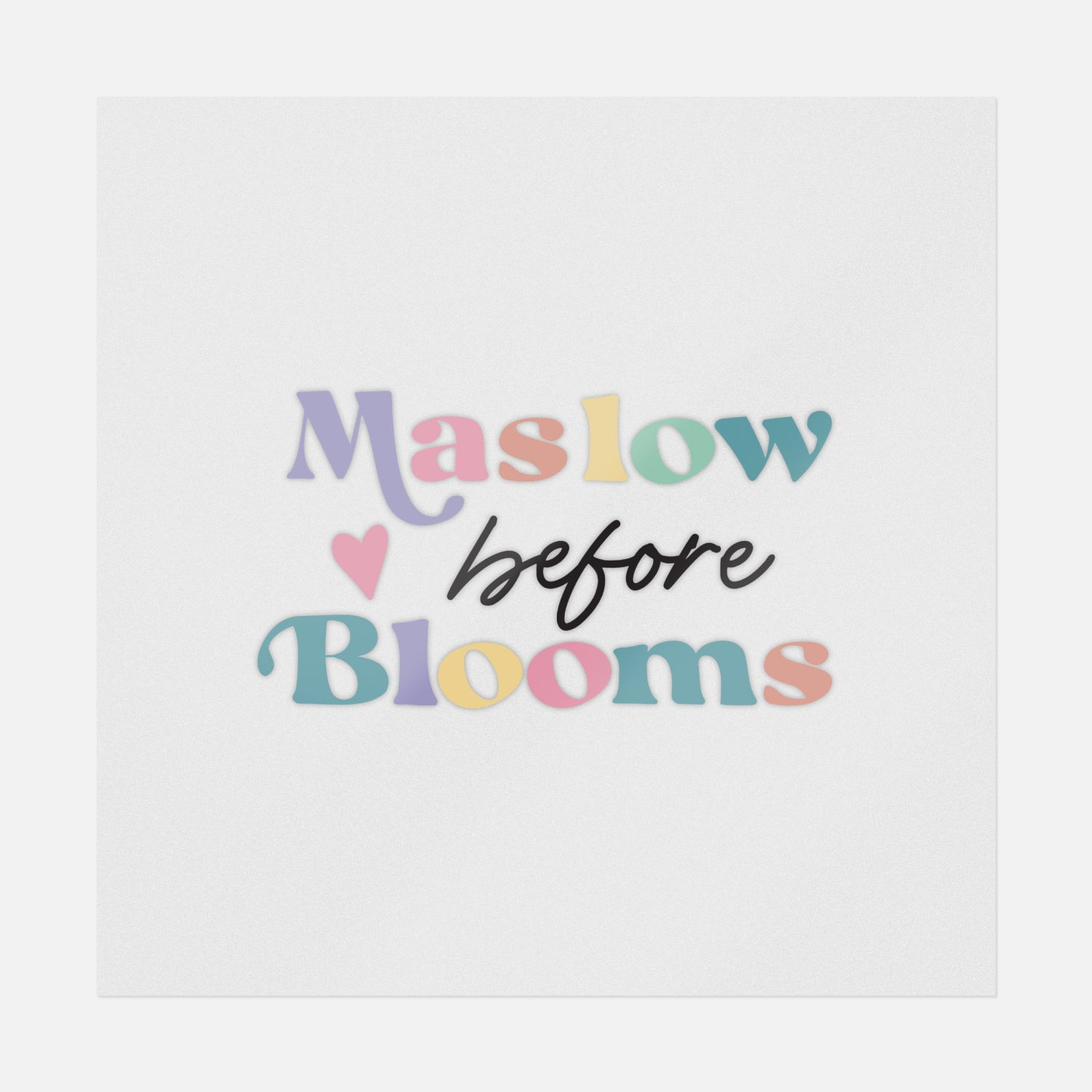 Maslow Before Blooms Transfer - Walmart.com
