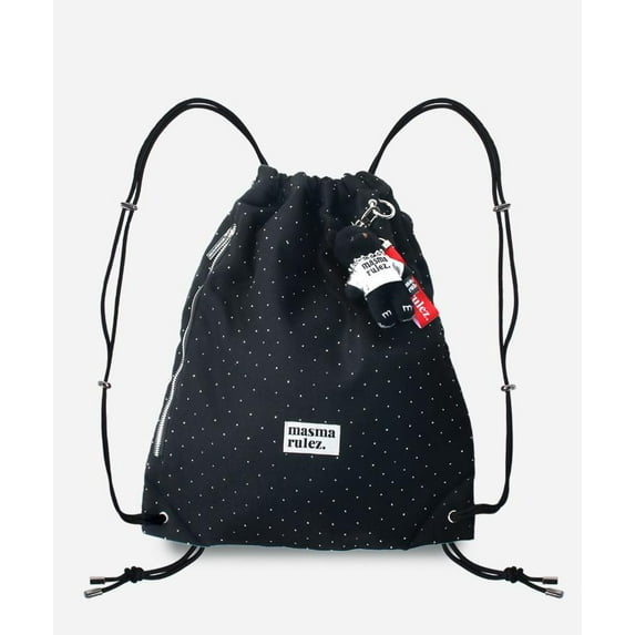 [Masmarulez] Korean Gym Sack backpack String Bag Twilight Black - Walmart.com