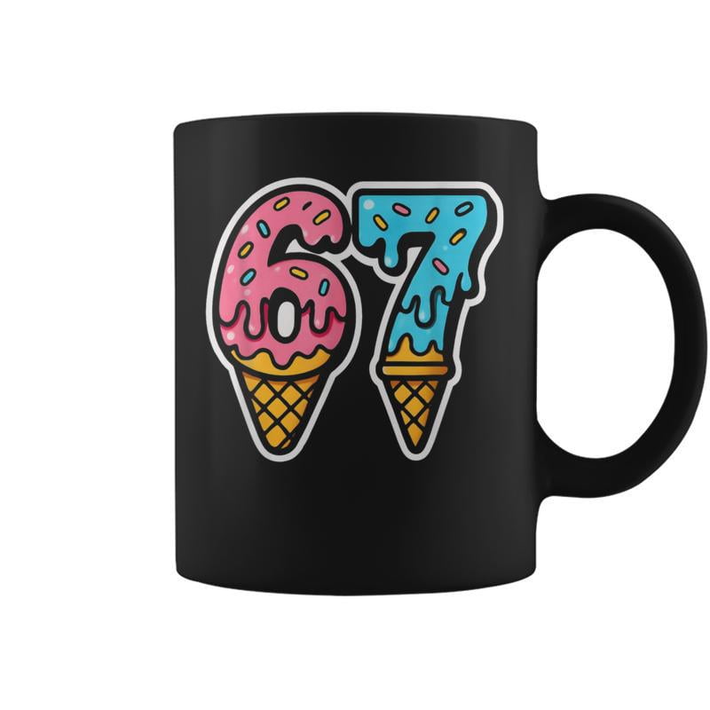 Mason 67 Ice Cream Cute Meme Six Seven Coffee Mugs - Walmart.com