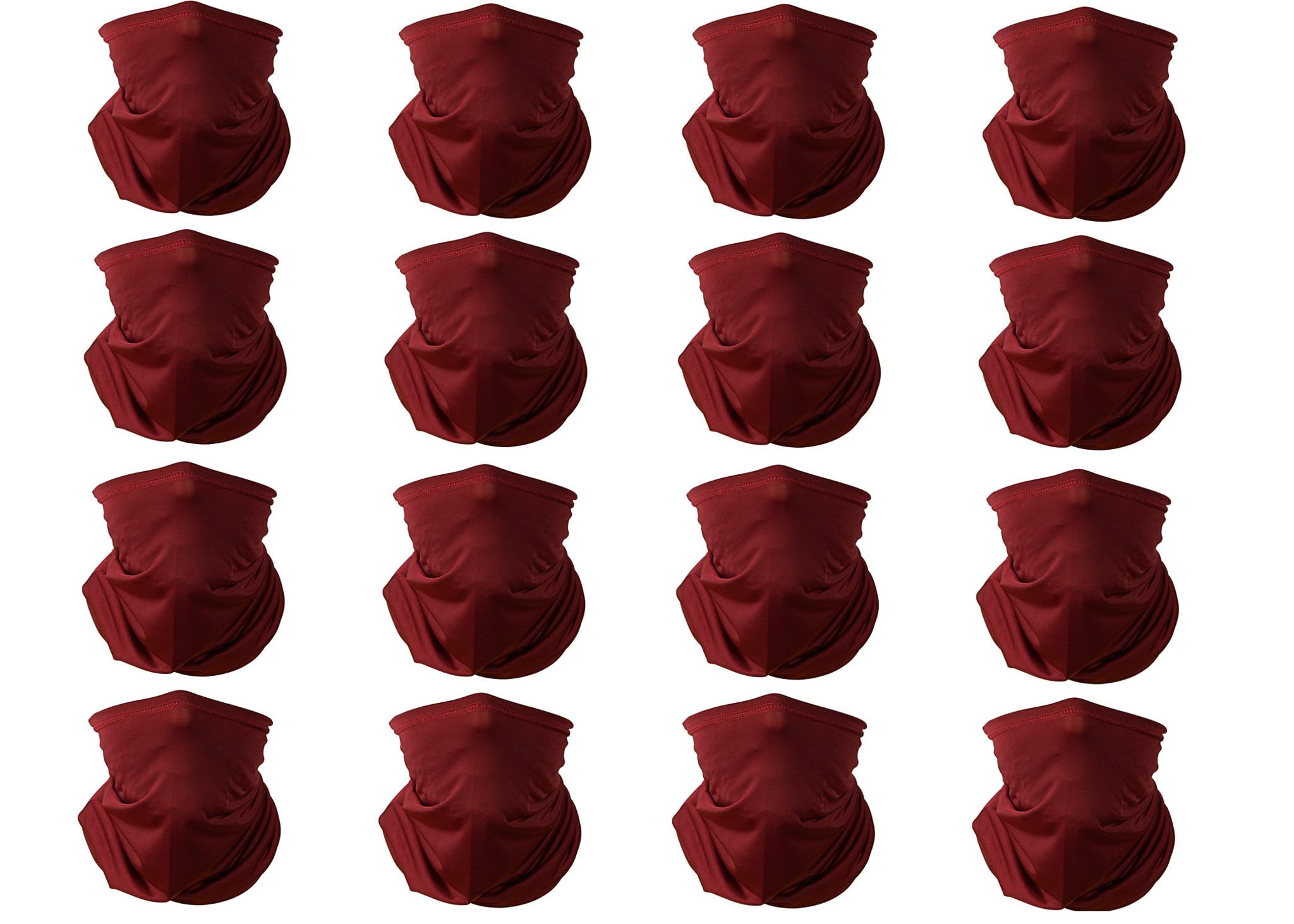 Mason Brand Mask Red Neck Gaiter 12 Pack | Face Mask | Reusable ...