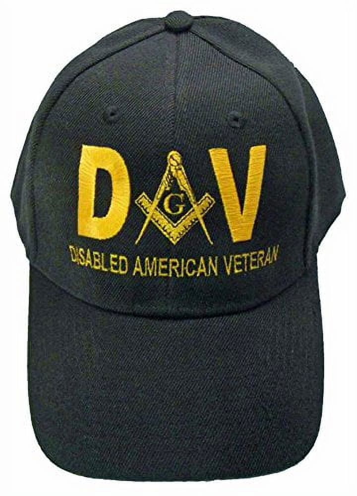 Mason Hat Disabled American Veteran DAV Masonic Freemason Cap Mens ...