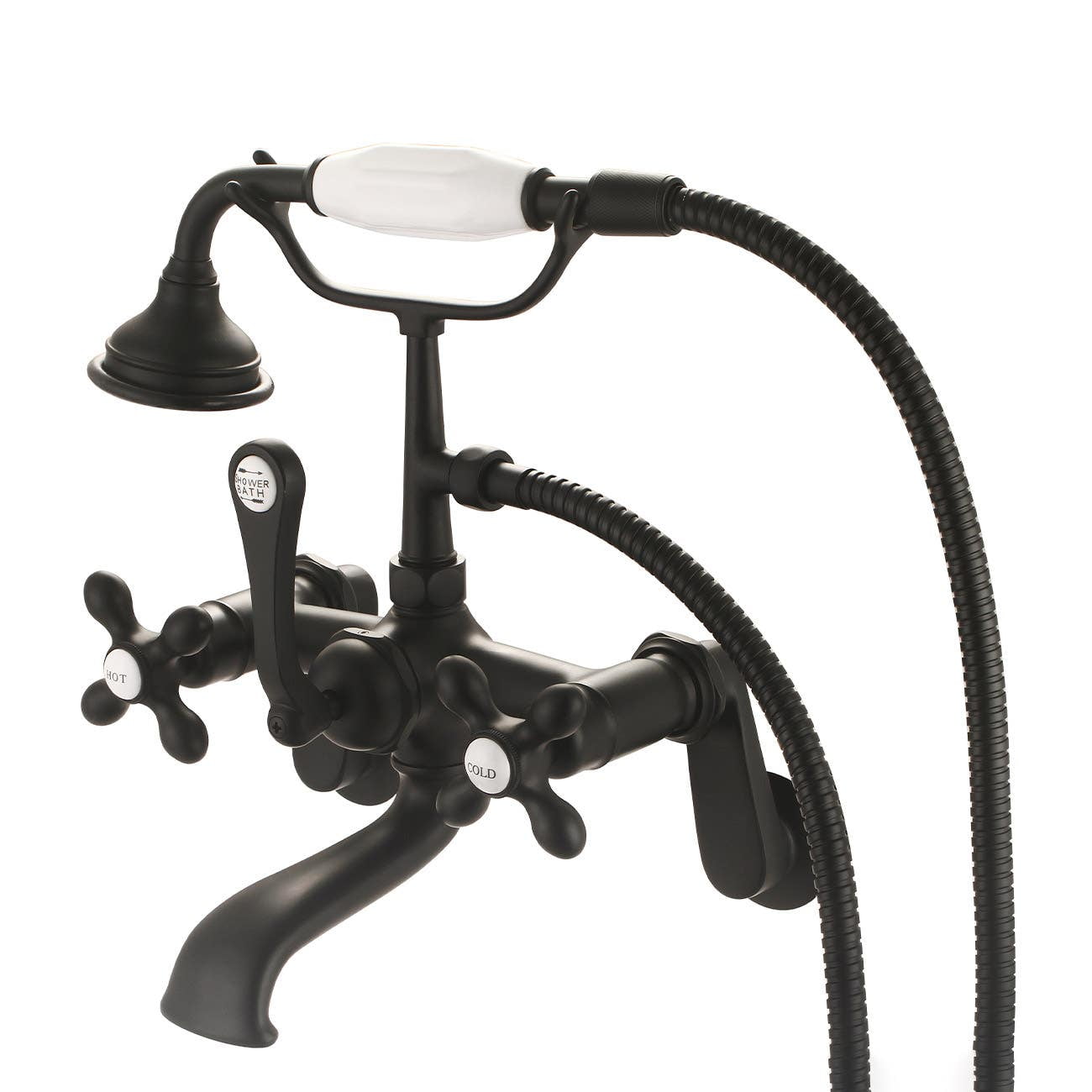 Mason Hill Collection Clawfoot Tub Wall / Bathroom Wall Mount English ...