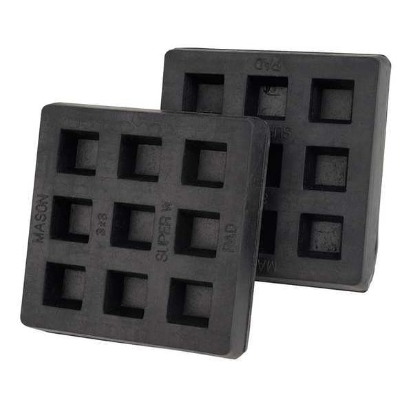 Mason Industries Vibration Isolator Pad,3/4 in H,PK2 2LVR5 - Walmart.com