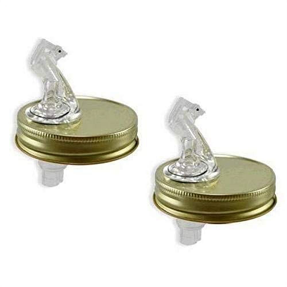 Mason Jar Pouring Spout Regular Jar Size 2 Pack (With flipper ...