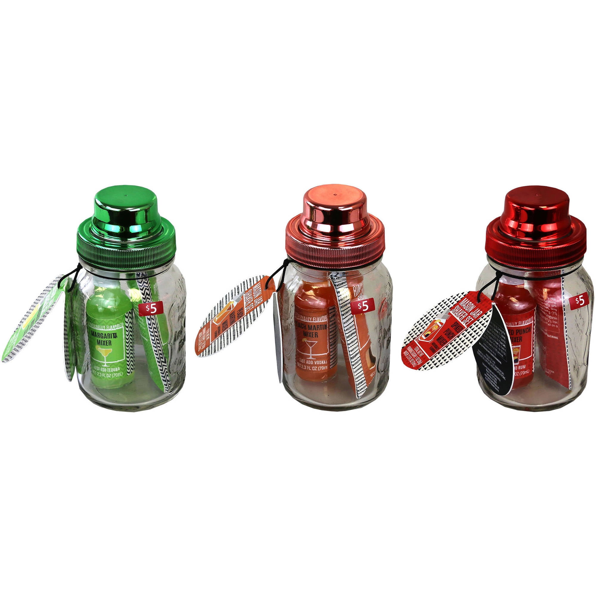Mason Jar Shaker Set - Walmart.com