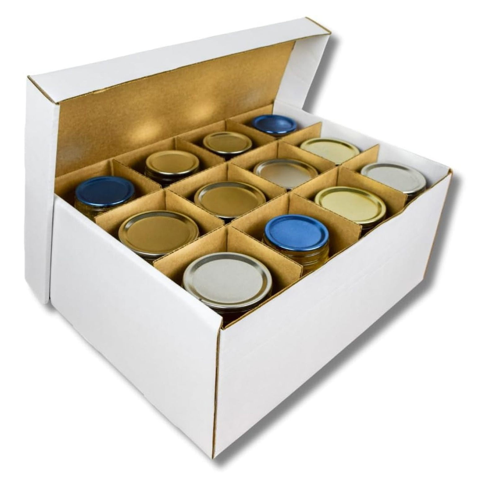 Mason Jar Storage Box/Quart Jar Container (10) - Walmart.com