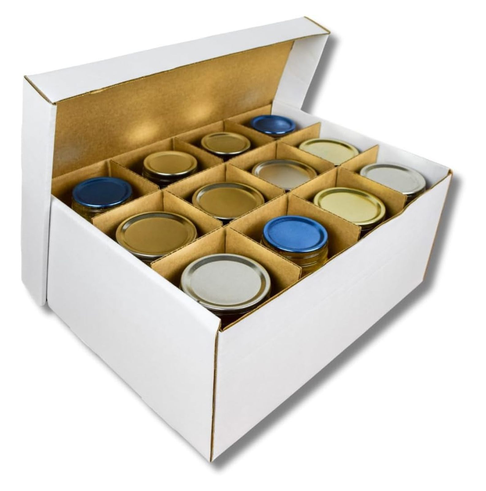 Mason Jar Storage Box/Quart Jar Container (10) - Walmart.com