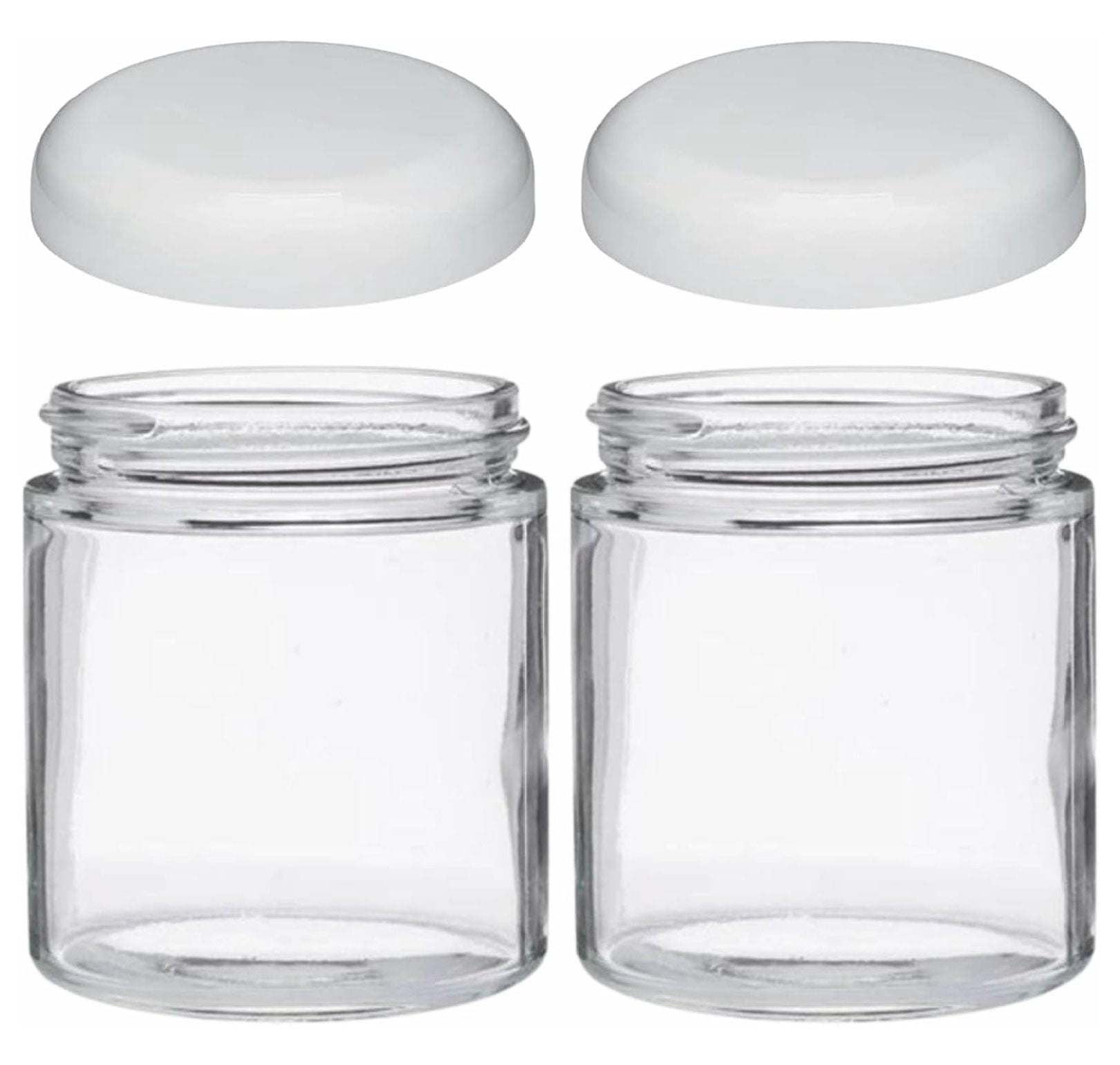 Mason Jars 16 Oz EXTRA WIDE MOUTH Jars with Lids - Glass Storage Jar 16 ...