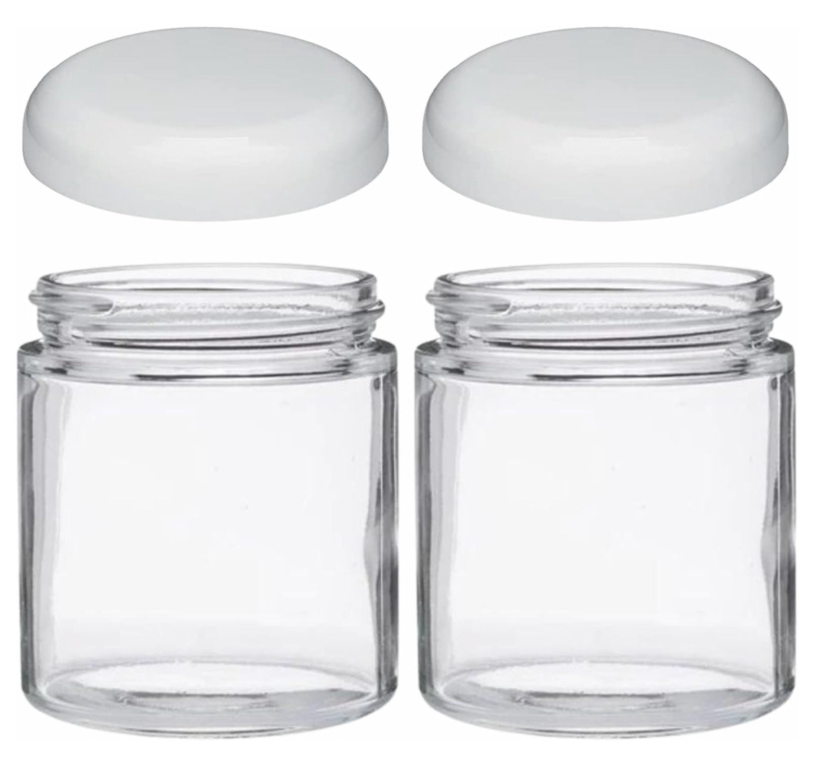 Mason Jars 16 oz Glass Extra Wide Mouth Pint Storage Jars with Lids ...