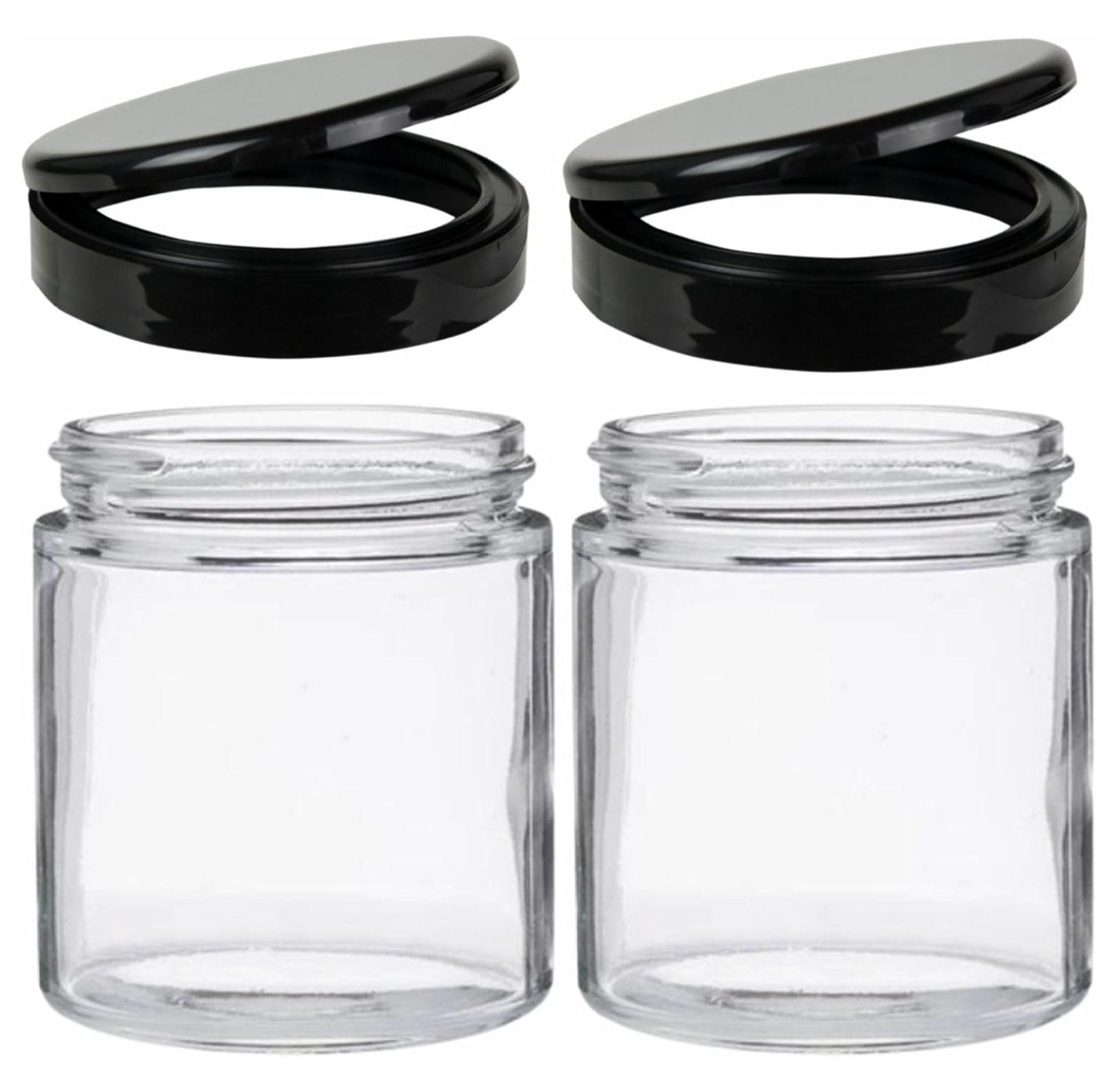 Mason Jars 16 oz Glass Extra Wide Mouth Pint Storage Jars with Lids ...