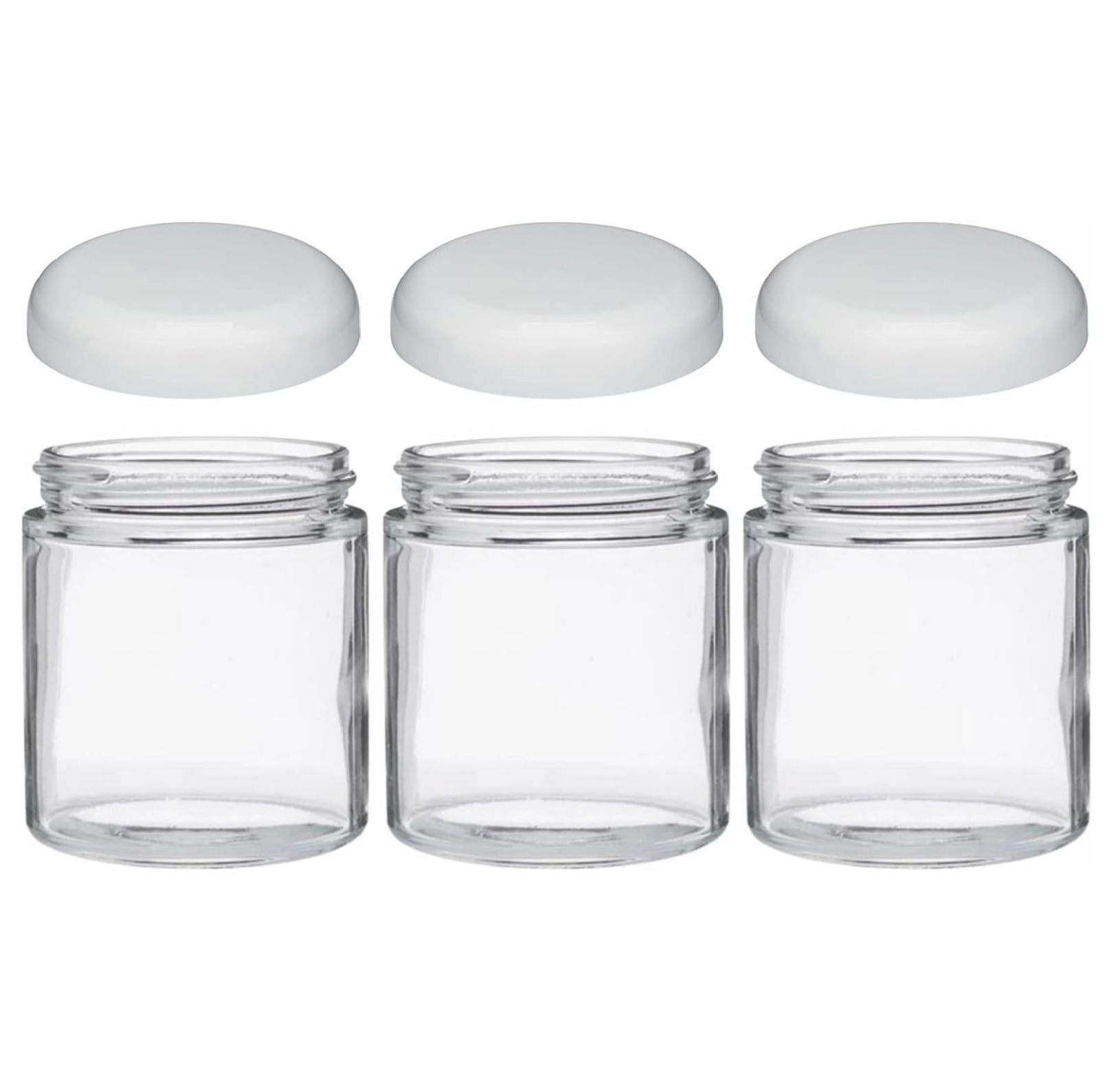 Mason Jars 16 oz Glass Extra Wide Mouth Pint Storage Jars with Lids ...