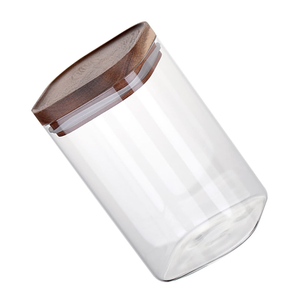 Mason Jars with Lids Square Glass Sealed Portable - Walmart.com