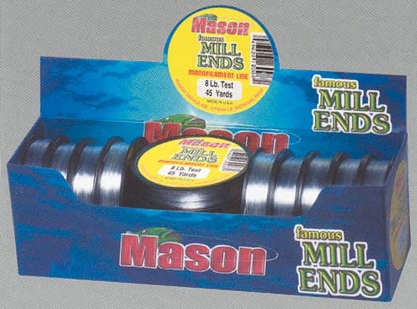 Mason ME-6 Mill End Fishing Line, Clear, 13 Spools - Walmart.com